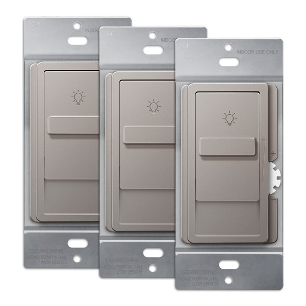 TOPGREENER Kalide 15 Tamper Resistant Slide Single Pole Dimmer | Wayfair TOPGREENER Kalide 15 Tamper Resistant Slide Single Pole Dimmer | Wayfair